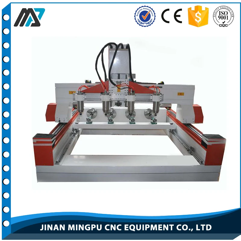 8 Spindle 4th Axis Rotary Table Router Multi Head 4 Axis Cnc Machine - Buy 4 Axis Cnc Router,4th ...