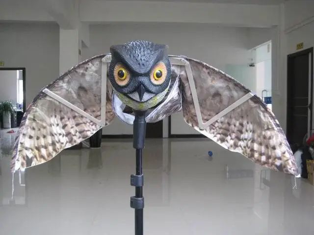 Plastic Flying Owl Decoration Owl Hunting Decoy Garden Flying Owl Decoy ...