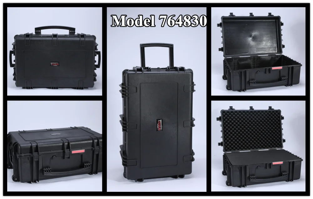 Heavy Duty Safety Equipment Plastic Carrying Case With Handle ...