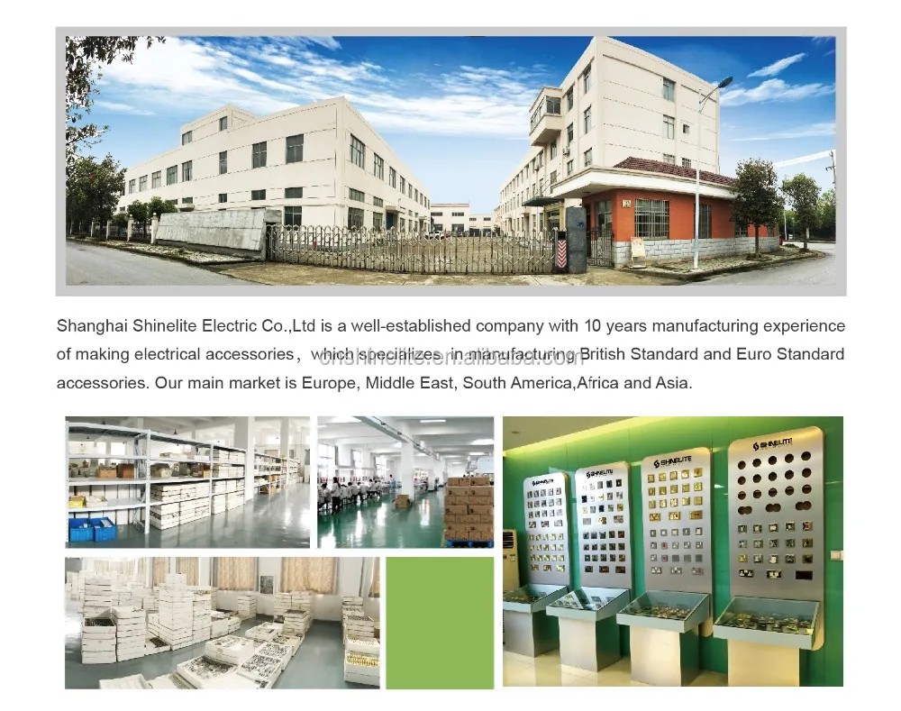 13a Bs Standard Trailing Socket Durable Electrical Outlet