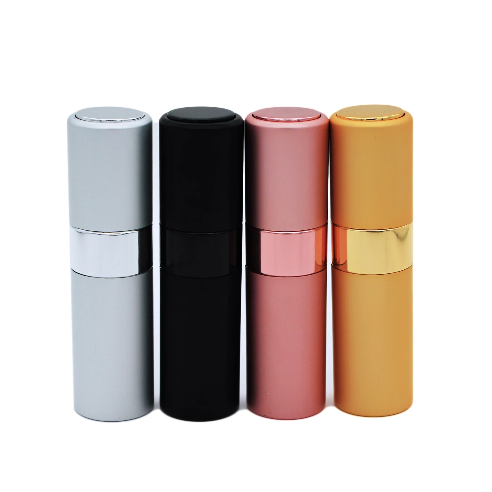 Wholesale Portable 8ml 10ml 15ml Round Shape Twist up Refillable ...