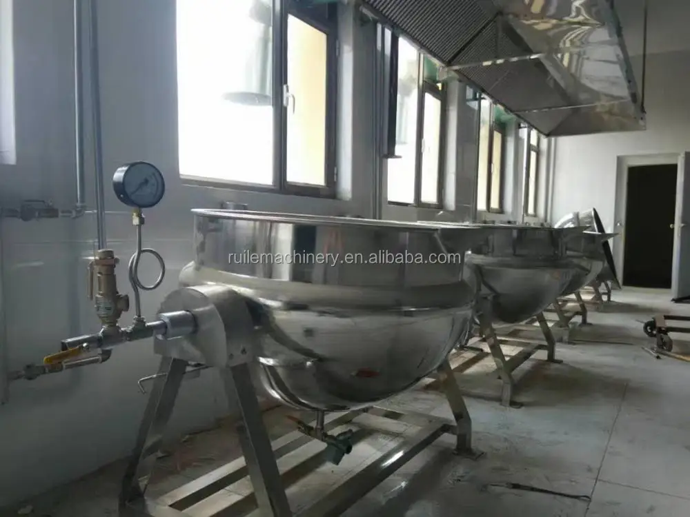 Customized Voltage 100l 200l Large Pots Stainless Steel Tilting Pot ...