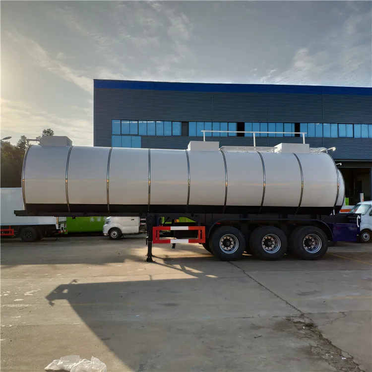 31%- 33% Hydrochloric Acid Tanker Trailers for Long-Distance Transport
