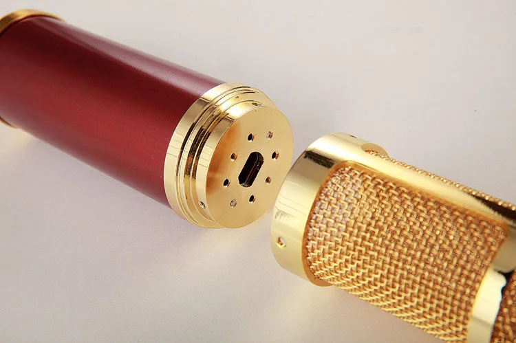 Professional 34mm Capsules Gold USB Studio Recording Condenser Microphone