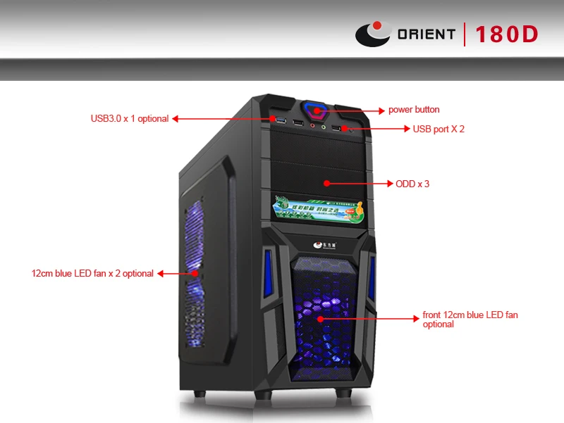 Wholesale Supplier Gaming Mid Tower Atx Computer Case Entry Level ...