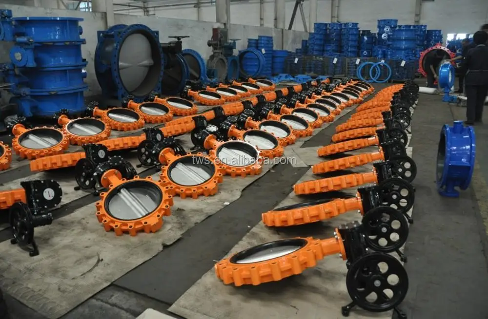 Dn400 Lug Butterfly Valve Gearbox With Chain Wheel - Buy Lug Butterfly ...