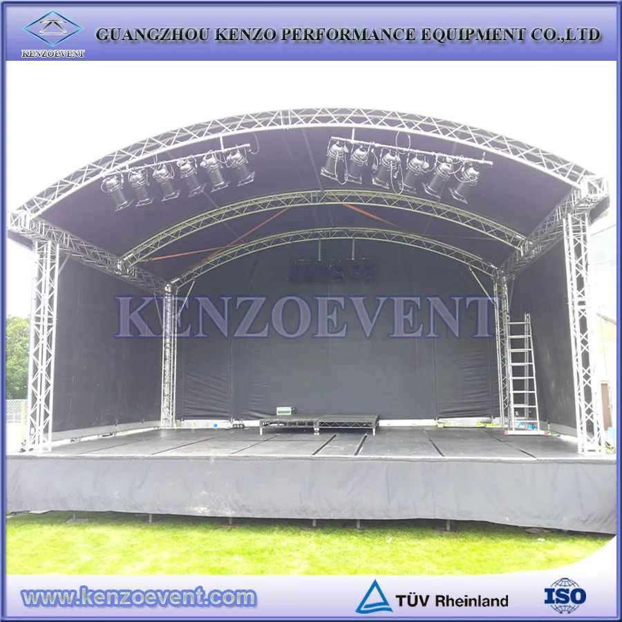 Retractable Aluminum Arch Truss Roof - Buy Arch Truss Roof,Steel Arch ...