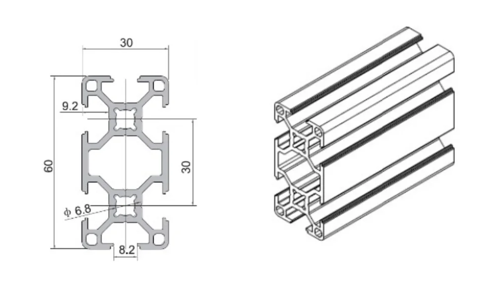 Snap Aluminum Extrusion Frame Profile for the caravan Window and Door ...