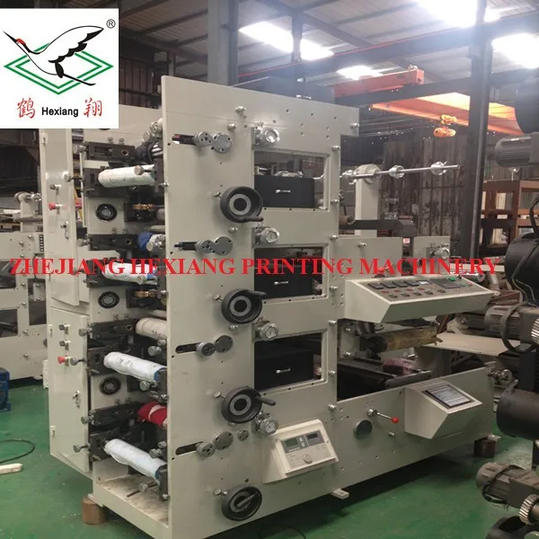 Newly design RY480B Full automatic label mini flexo printing machine ...