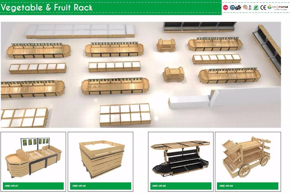 Fruit and Vegetable Display Stands - Efficient & Customizable