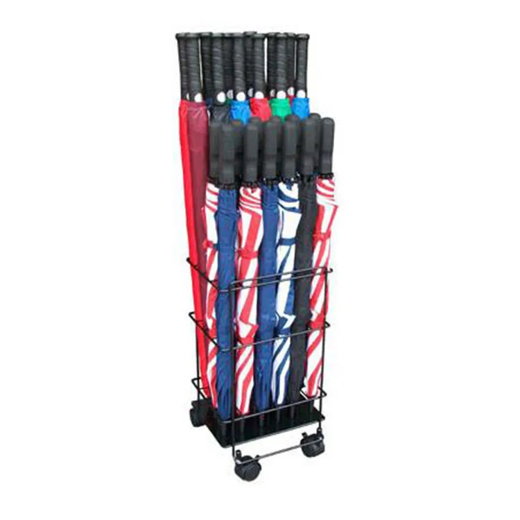 Custom Made Metal Flooring Umbrella Display Stand