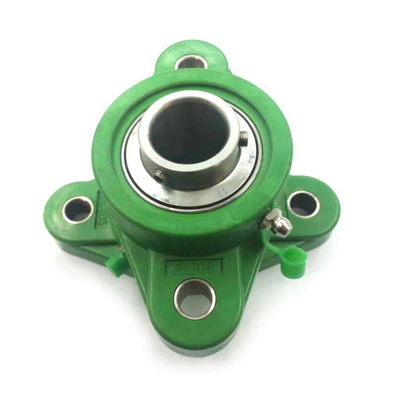 High Quality Ucfl 205 Green Plastic Pillow Block Bearings - Buy Pillow ...