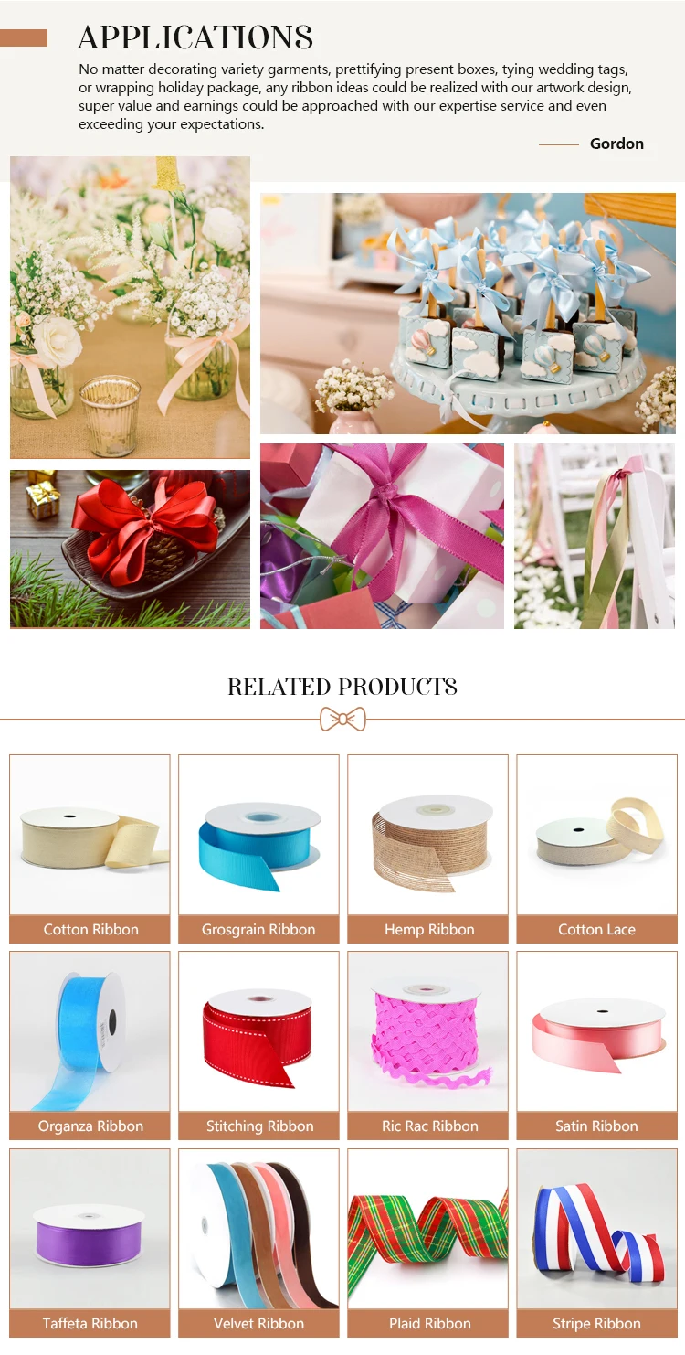 Gordon Ribbons - Custom Ramadan Satin Ribbons with Gold Foil