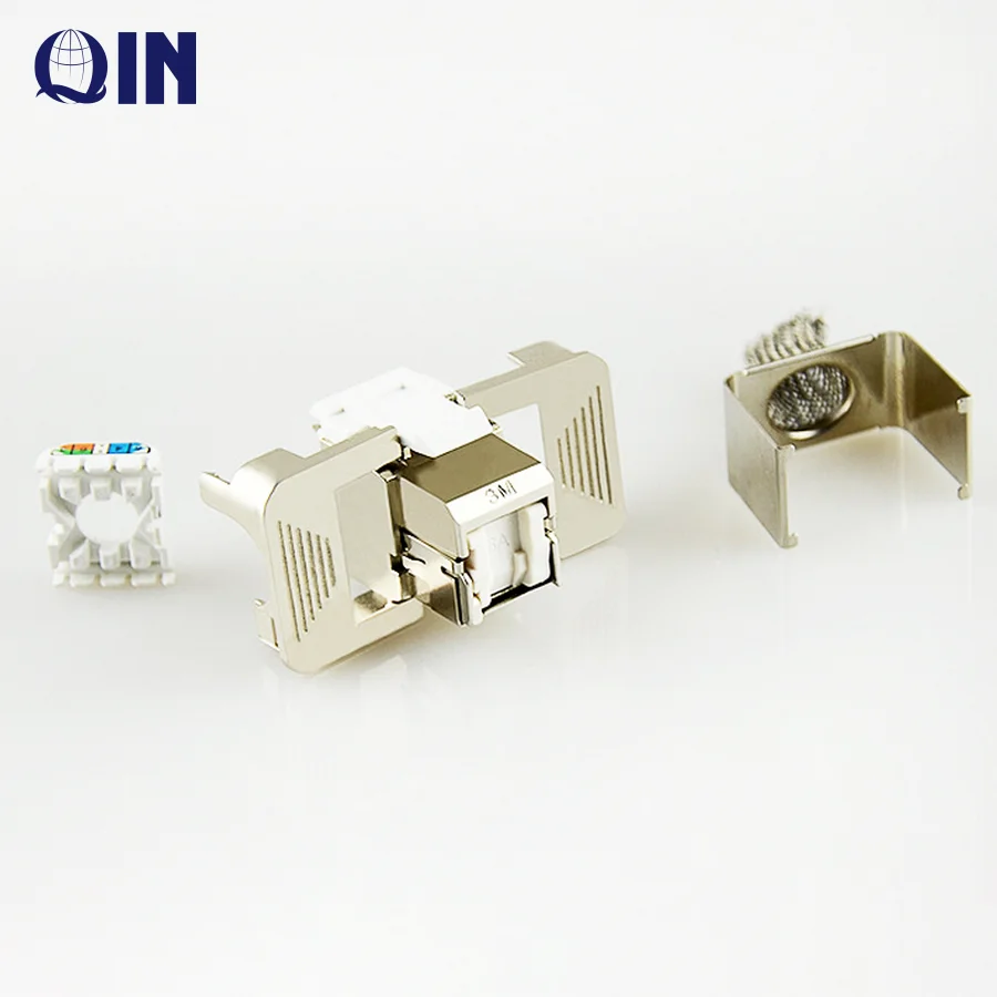 3M Cat6a STP Shielding RJ45 Module - 10 Gigabit Keystone Jack