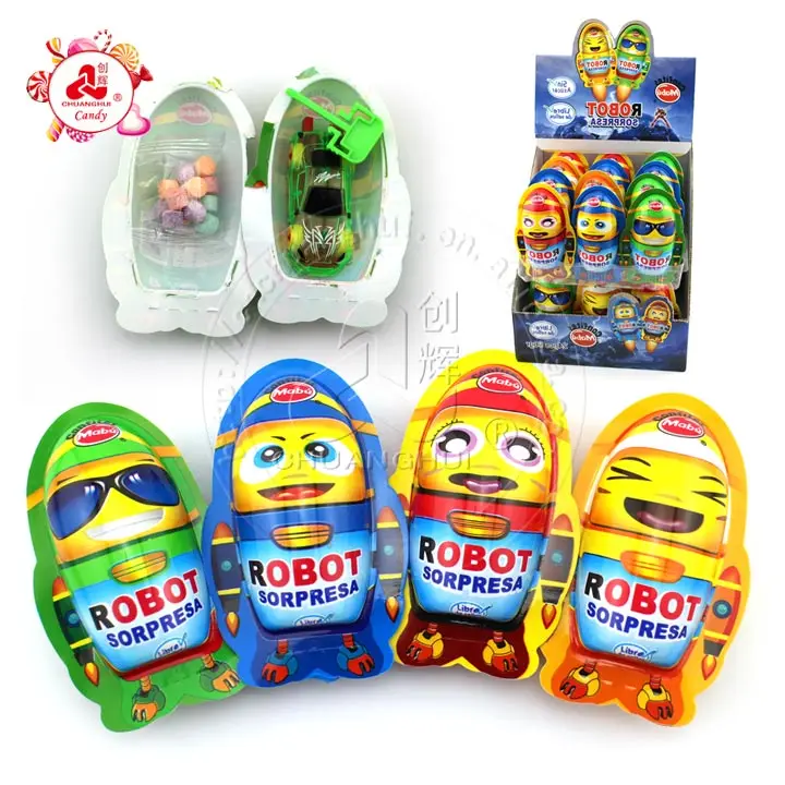 Rocket Robot Surprise Candy Egg with Toy - Chuanghui