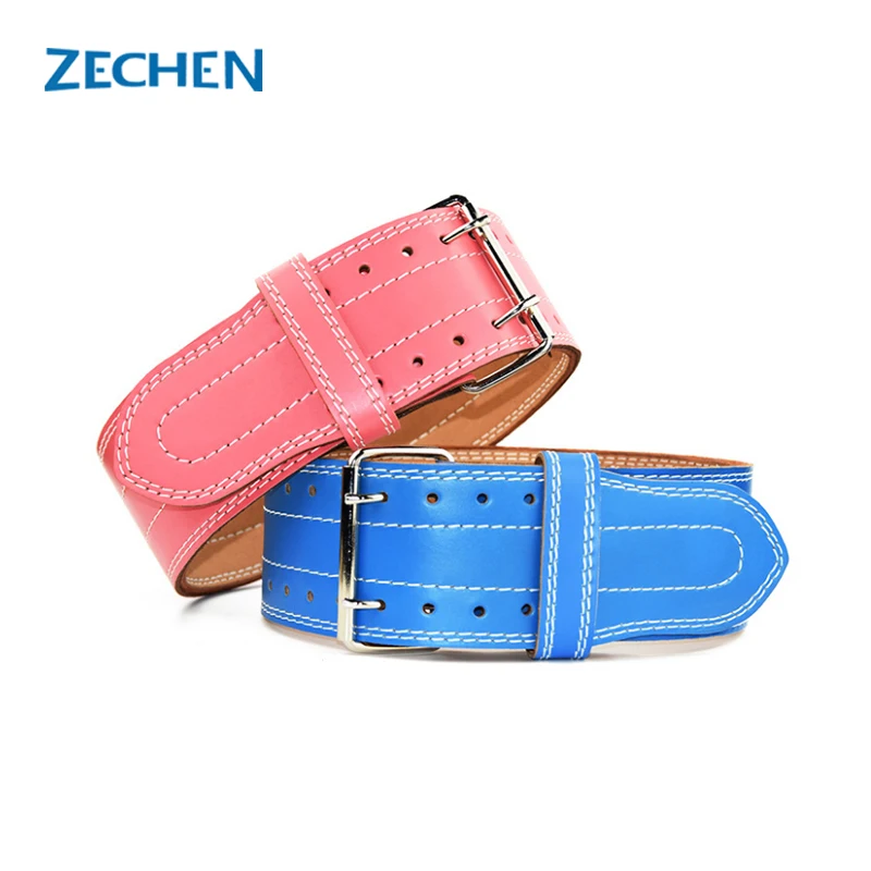 Custom Cowhide Leather Weightlifting Belts by ZECHEN FITNESS