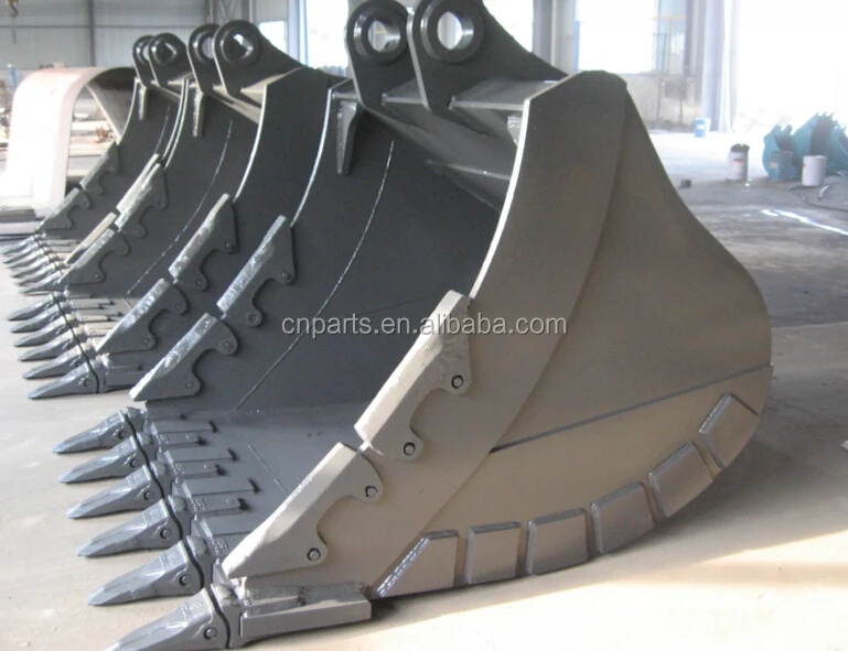 Excavator Bucket Pc300 Bucket Capacity 1.2 Cube Rock Bucket Assembly ...