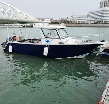 8m Speed Yacht Offshore Aluminum Fishing Boat With Twin Outboards - Buy ...