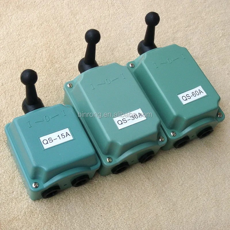 Qs-15 Ac380v 15a Forward Reverse Rotary Drum Switch Cam Starter ...