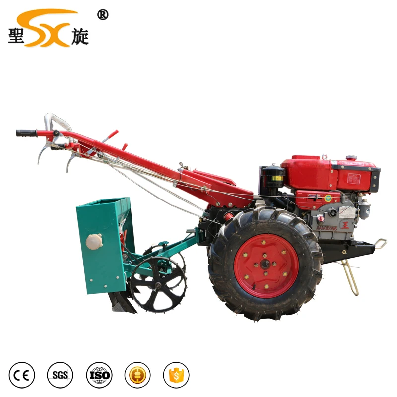 CE Newest Multifunctional 12hp Walking Hand Tractor for Farms