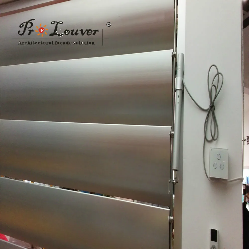 Aluminum Operable Motorized Roof Louvre - Buy Rain Sensor Control ...