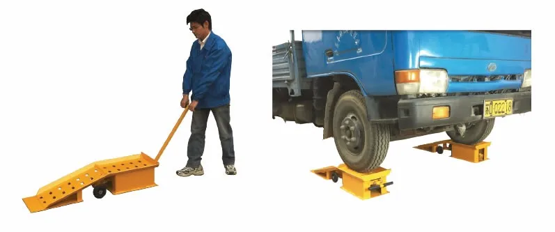 Double Cylinder Hydraulic Lift - Truck Ramps - 20t Capacity
