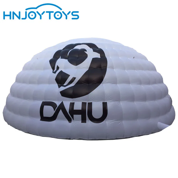 Special Design White Winter Inflatable Half Dome Event Tent Igloo For ...