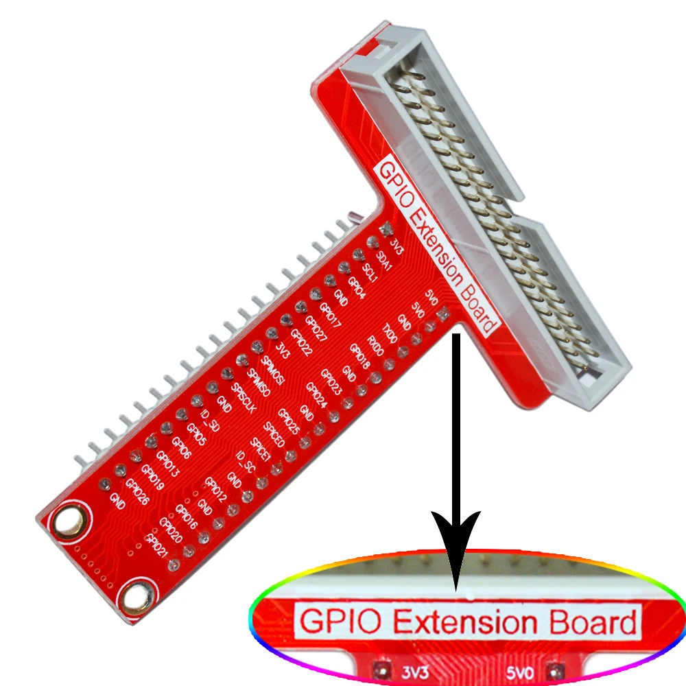 Gpio Extension Board V2.2 Ribbon Cable Breadboard - Buy Extension Board ...