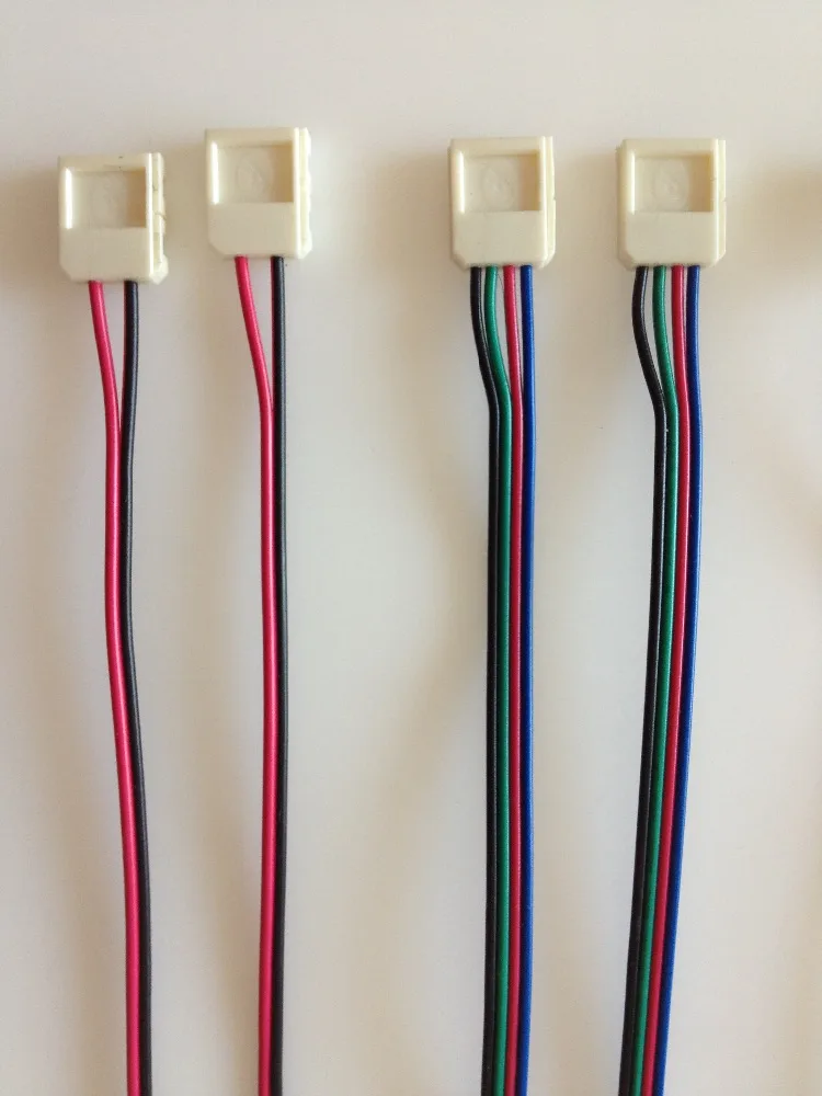 High Quality 10mm 12mm No Soldering Pcb Board Led Flexible Tape 4pin ...