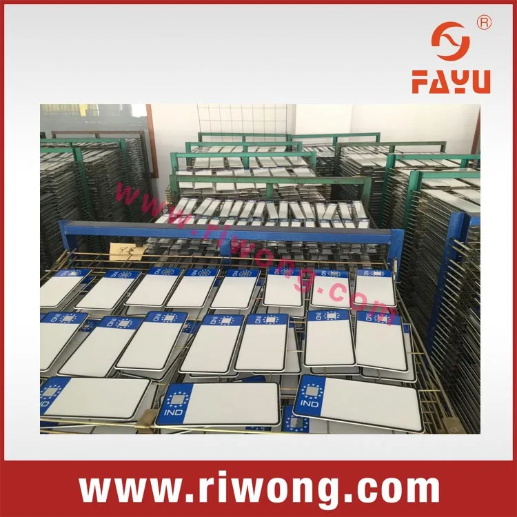 Car Vehicle Number Plate Making Press Printing Machine