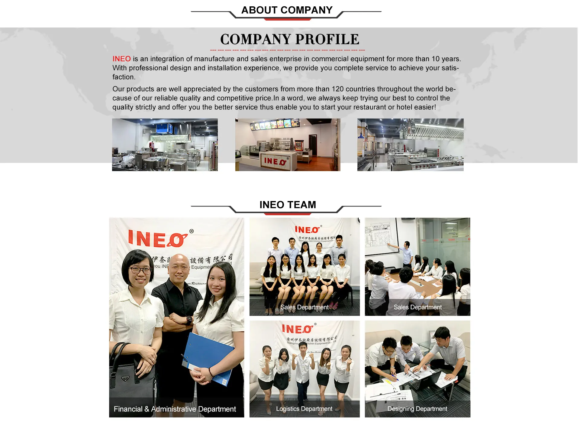 Guangzhou INEO Kitchen Equipment Co., Ltd. - Cooking Equipment, Bar ...