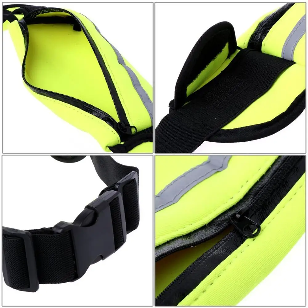 Adjustable Neoprene Waterproof Fitness Fanny Pack Belt Running Sports ...