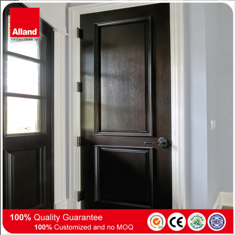 32'' X 80'' Cherry Wood Veneer Solid Core Mdf Door With Brown Stained ...