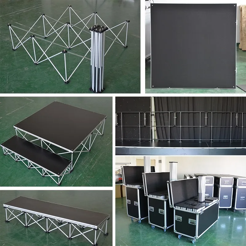 Portable Stage Rental - Mini Stage Platforms with Risers