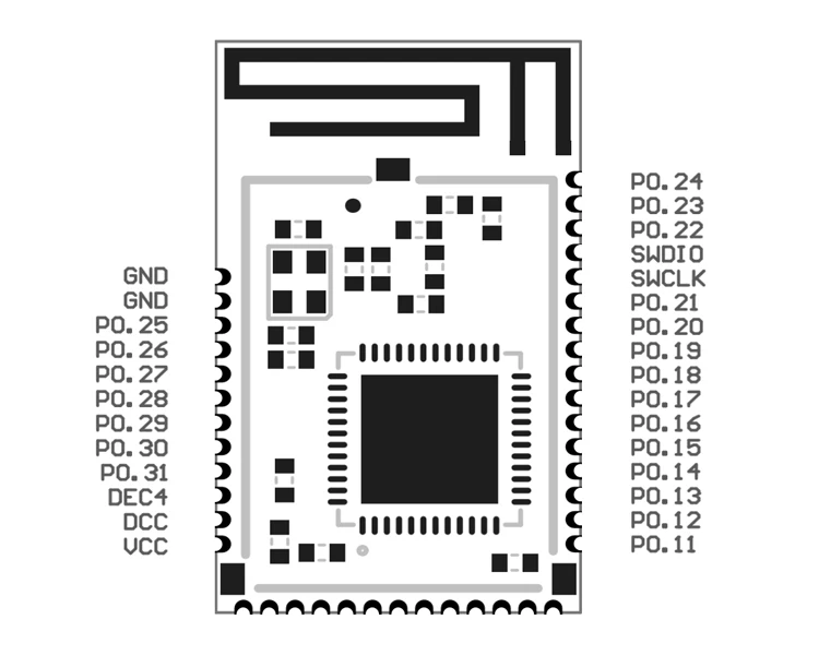 Small Size Bluetooth Nrf52840 Long Range UHF RFID Reader