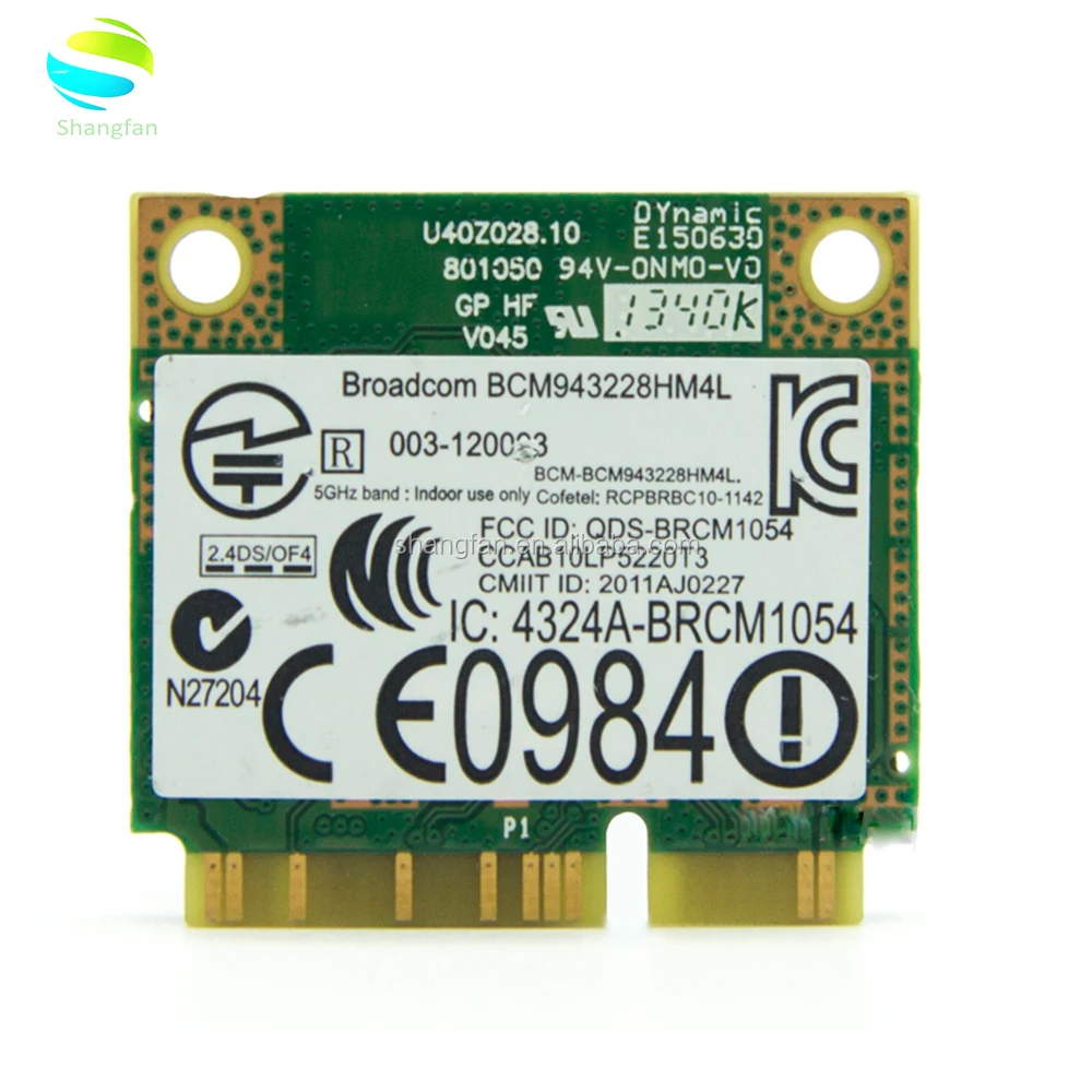 Wireless Adapter Card For Dell Dw1540 Broadcom Bcm943228hm4l Bcm943228 ...