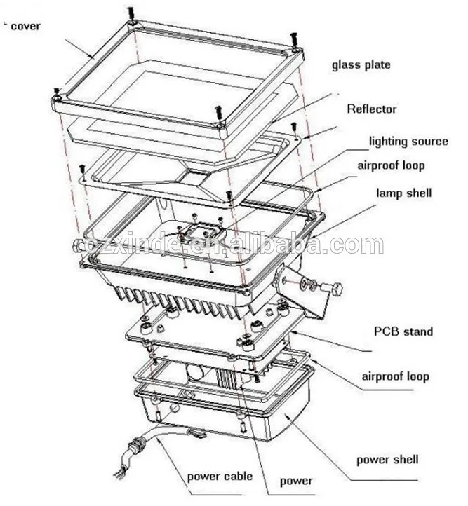Led Light High Power Outdoor Ip65 Led Flood Light Parts For Sale - Buy ...