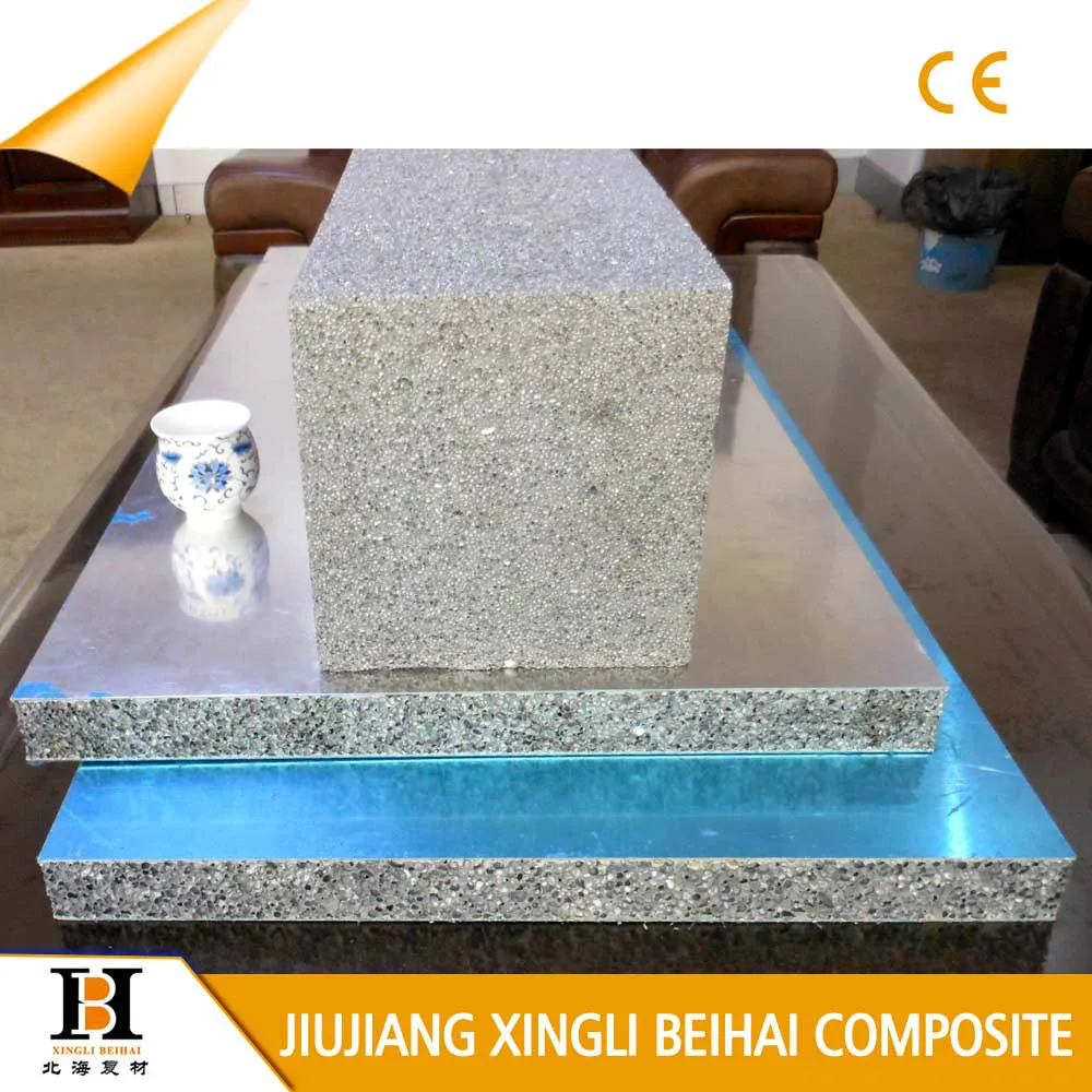 High Stiffness Aluminum Foam Sandwich Panel For Acoustic Material - Buy ...