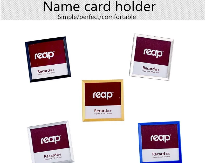 Reap Reusable Staff Magnetic Name Badge,Metal Color Business Changeable ...