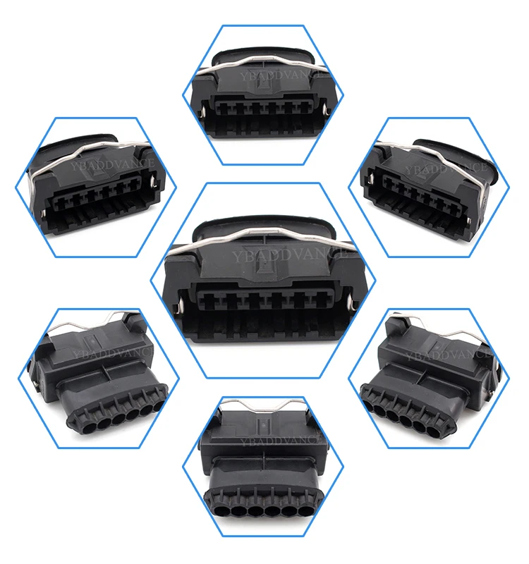 6 Pin Female Tyco Electronics Amp Automotive Sealed Electrical ...