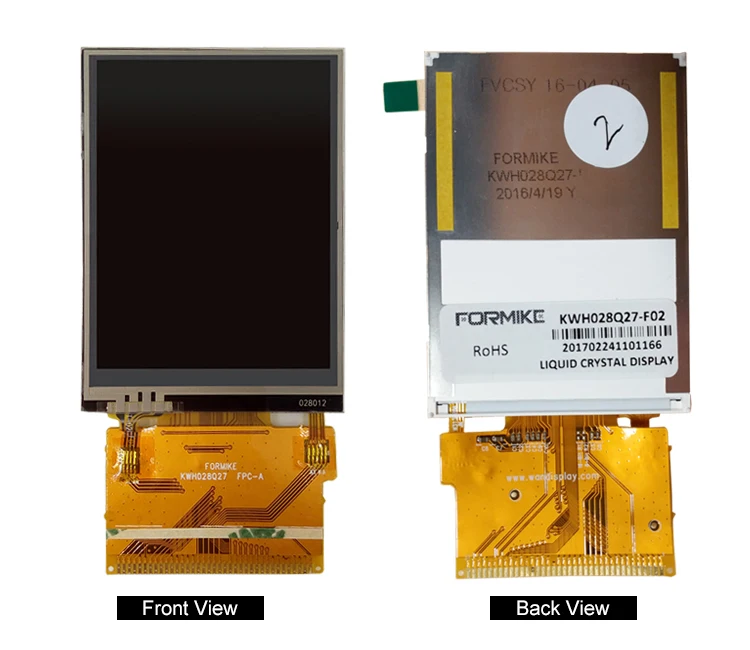 2.8 inch display module resistive panel touch screen tft lcd for ...