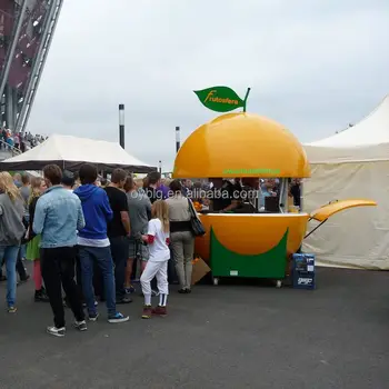 New Design Hot Sale Food Cart/orange Shape /juice Kiosk - Buy Food ...