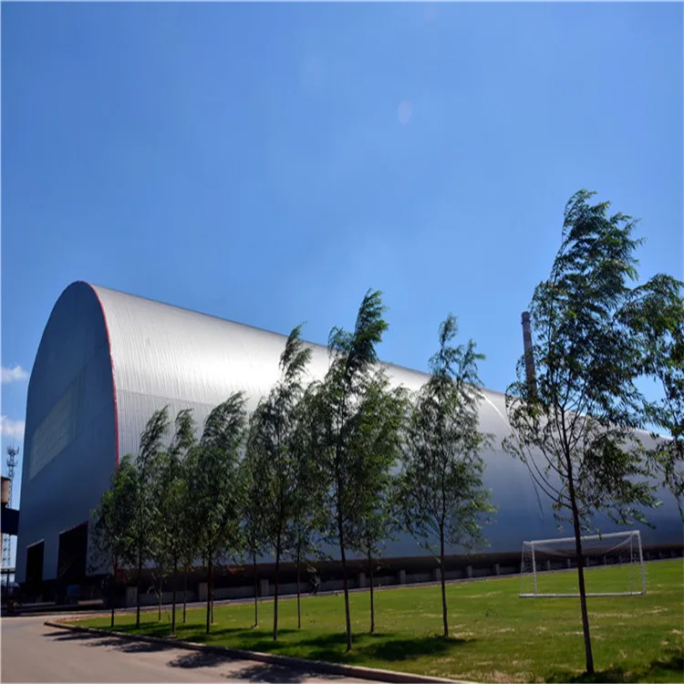 Struktur Baja Space Frame Dome Atap Konstruksi Bangunan Batu Bara ...