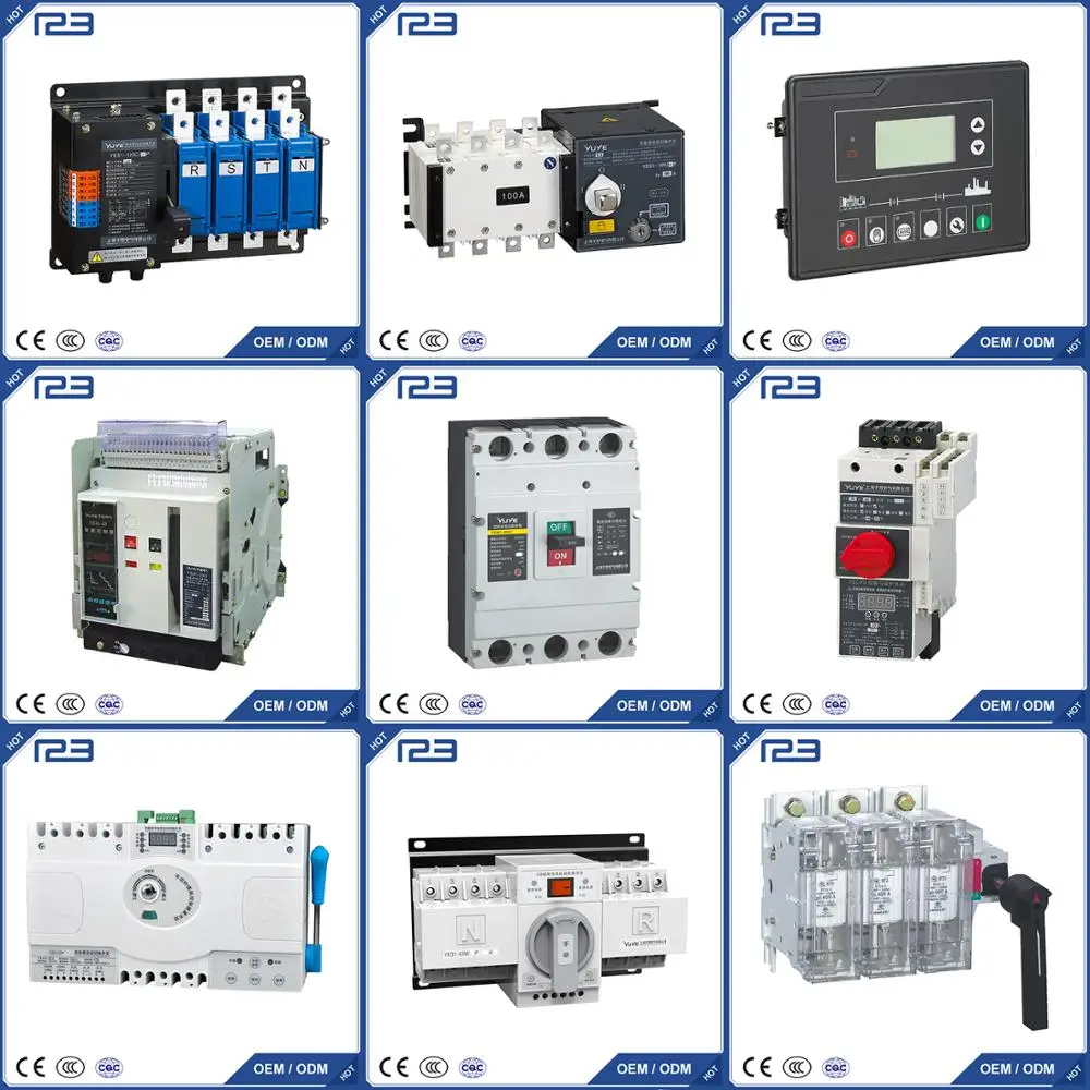 123 YUYE Factory Oem Odm High Quality Brand ATS 63A 3P 4P Automatic ...