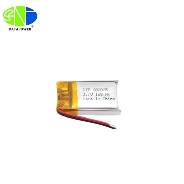 602025 Battery - 180mah 3.7V Li-Ion Polymer Battery