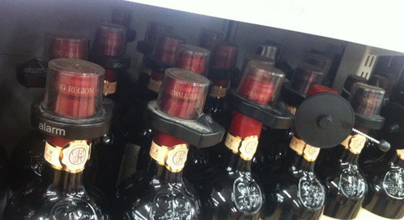 Eas Wine Bottle Top Lock Anti-theft Bottle Security Sensitive Alarm Eas Tag - Buy Eas Wine ...