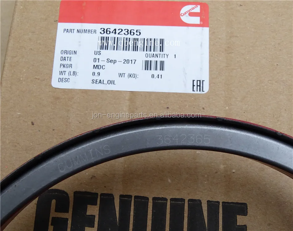 Genuine 3642365 Oil Seal for K38 K50 Engines - Reliable Performance
