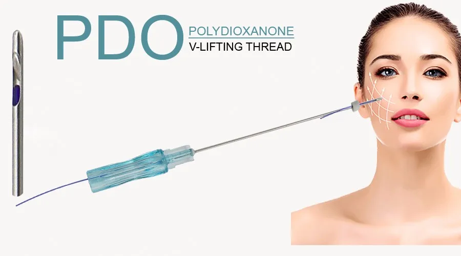 Tipos De Hilos De Pdo Cannula Facelift Pdo Thread - Buy Suture,Fiber ...