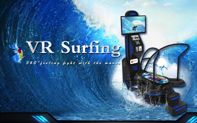 Newest Design Indoor Playground Gym Fitness Virtual Reality Surfing ...