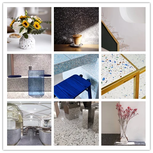Artificial Terrazzo Stone Slabs and Flooring Tiles